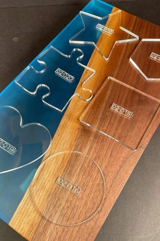 Empire Molds® gabarits acryliques – Mon plateau de bois